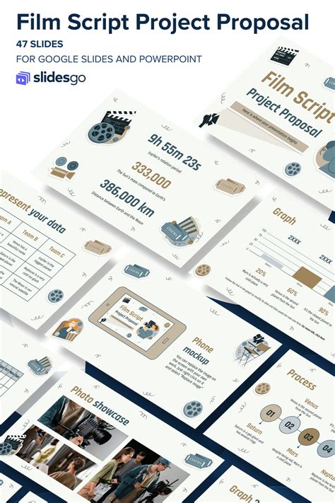 Film Script Project Proposal Presentation Slides Design Powerpoint