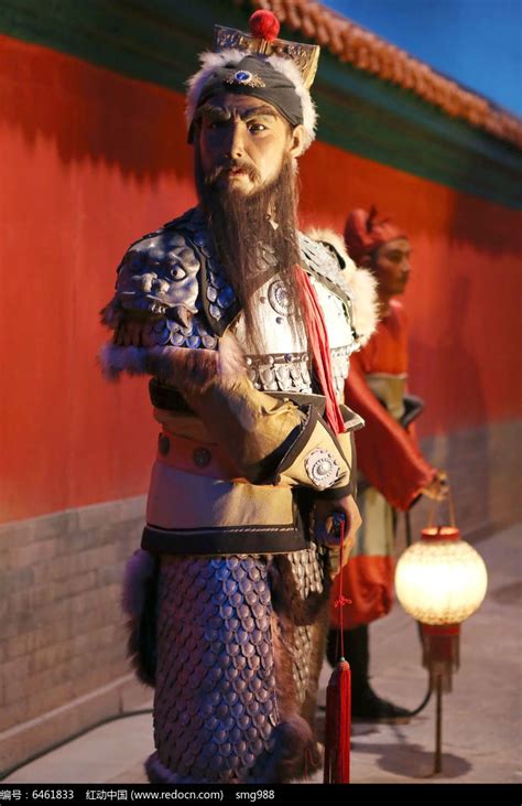 十三陵明代人物蜡像武将高清图片下载红动中国