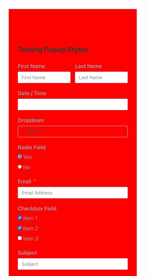 No Bug Fluent Forms Selects Not Working Anymore In A Popup Bugs