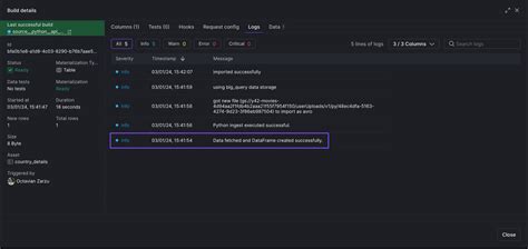 Python Ingest Logging And Incremental Loads Y42