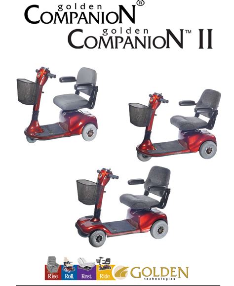 Golden Tehcnologies Owners Manual Companion Scooter Companion