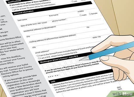 3 Ways To Register To Vote In Washington Wikihow Life