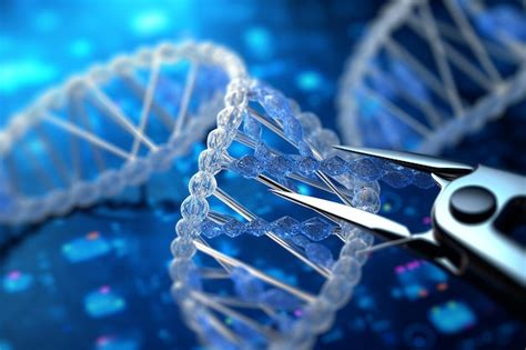 Crispr Cas9 Genome Editing Premium Ai Generated Image