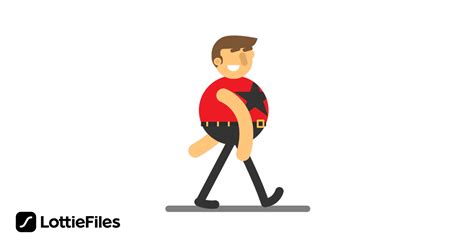 Free Walking Dude Animation By Ahmed Butt LottieFiles