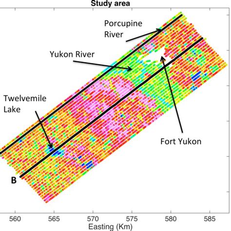Map Of Aem Flight Lines Displayed With Surface Geology Williams