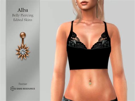 The Sims Resource Alba Belly Piercing Edited Skins