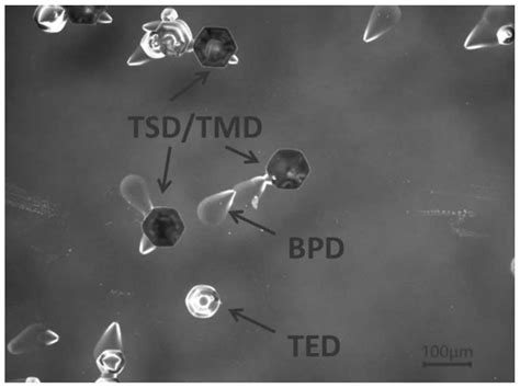 4h Sic单晶中位错缺陷的检测方法与流程