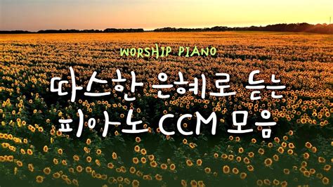 따스한 은혜로 듣는 피아노 Ccm 모음 Worship Piano Youtube