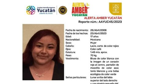 Desaparece Jovencita De A Os En M Rida Vanesa Yam