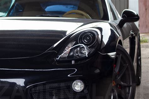 PORSCHE CAYMAN S оклейка фар пленкой SunTek. — ZAMENALAMP на DRIVE2