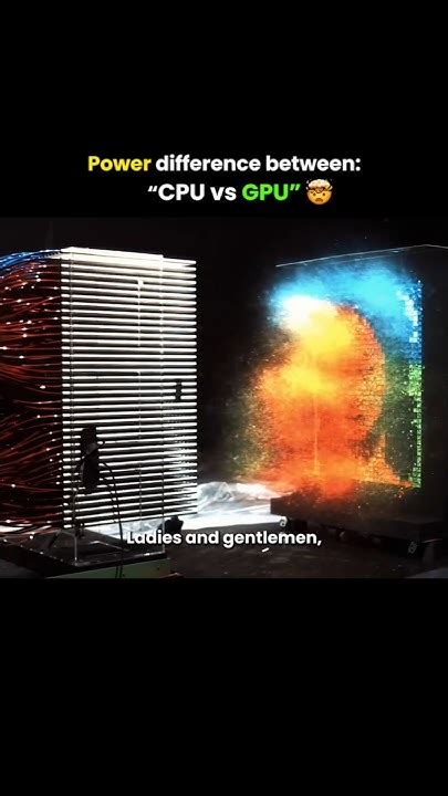 Cpu Vs Gpu Mythbusters X Nvidia Gpu Power Unleashed ⚡🎬 Cpu Gpu