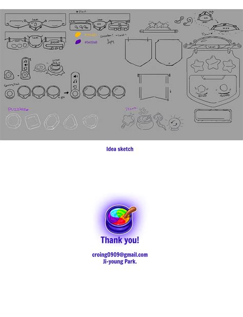 Game UI Artwork Match Behance