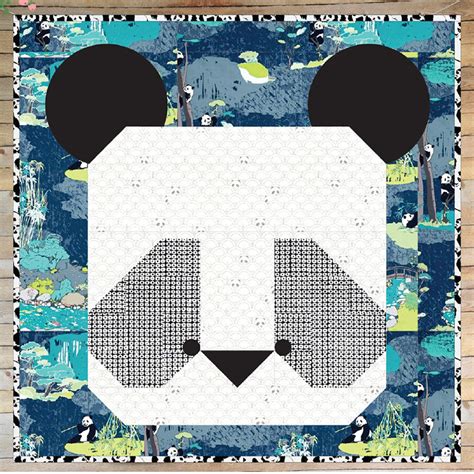 Digital Download Ping The Panda Quilt Pattern
