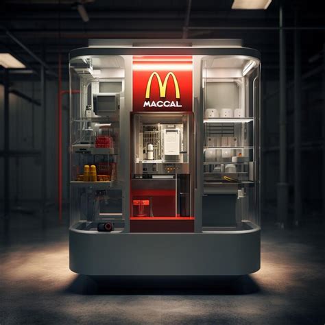 Premium Ai Image A Mcdonalds Vending Machine