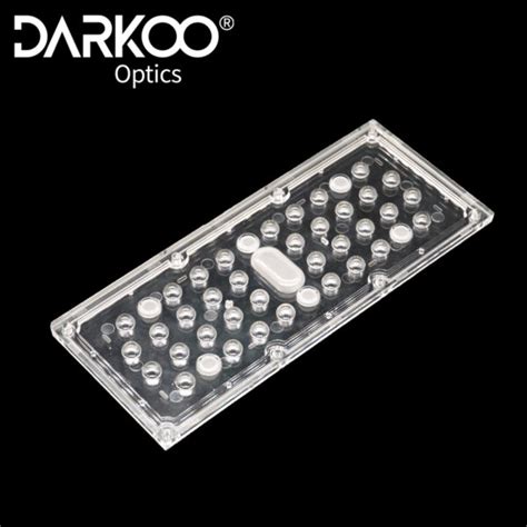 Beam Angle 60×60° Led Lens Outdoor Lighting Diameter 173mm Module 36