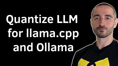 Quantize Your Llm And Convert To Gguf For Llama Cpp Ollama Get Faster And Smaller Llama 3 2