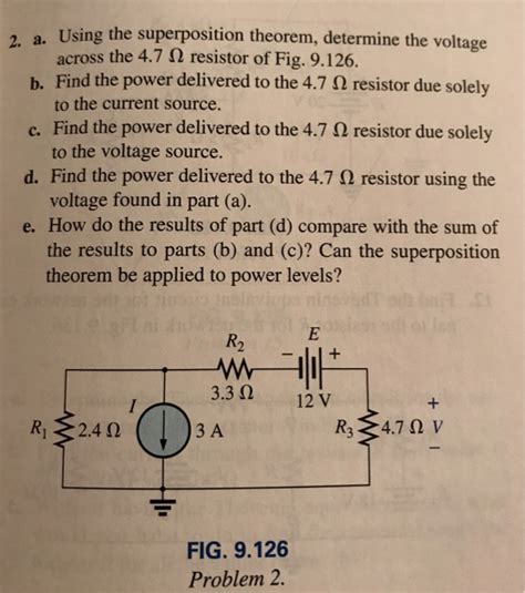 solved using the superposition theorem determine the