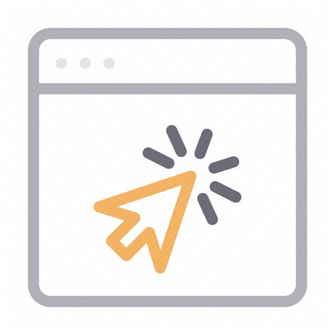 Browser Click Cursor Pointer Webpage Icon Download On Iconfinder