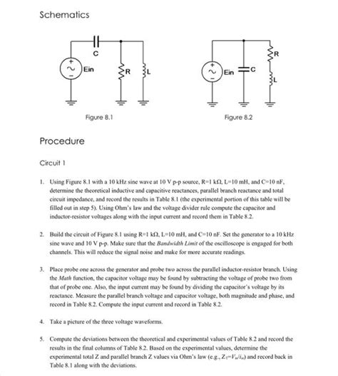 Solved Series Parallel R L C Circuits Objective This