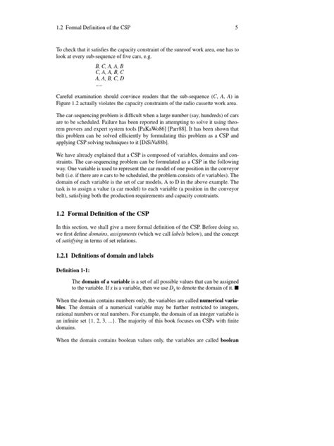 Pub Foundations Of Constraint Satisfaction 25 Pdf