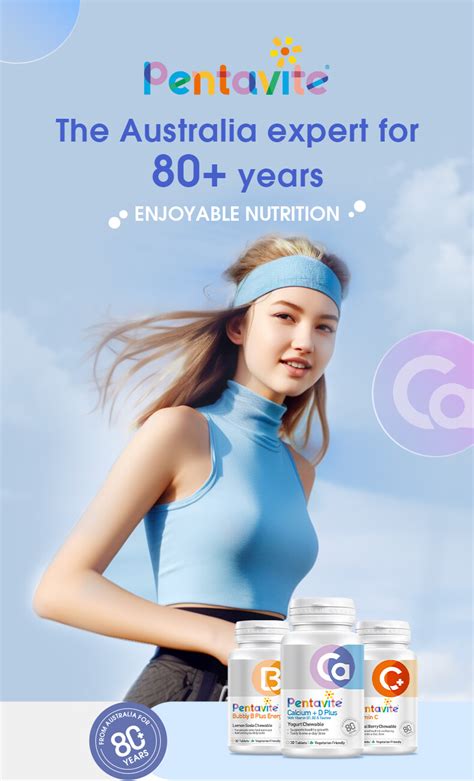 Pentavite Calciumd Plus Yogurt Chewable 5 In 1 Yogurt Calcium（30