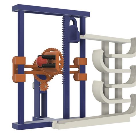 3d printable marblevator pick and place version 4 by greg zumwalt