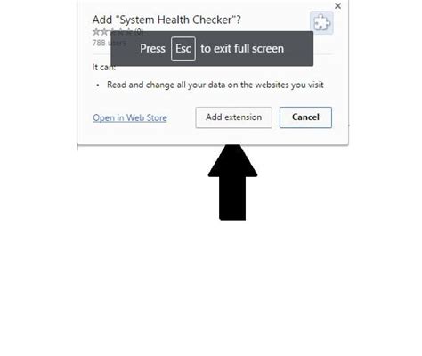 Remove System Health Checker Extension Google Chrome Scam