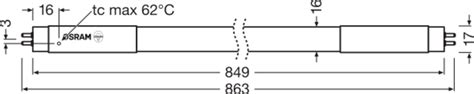 Ledvance Led Tube Osram Substitube T Hf W K Mm