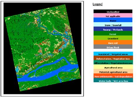 Land Cover And Change Map Between And Download Scientific Diagram