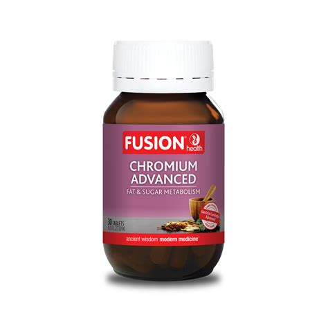 Fusion Health Chromium Advanced 30 Tablets Nutrimedica