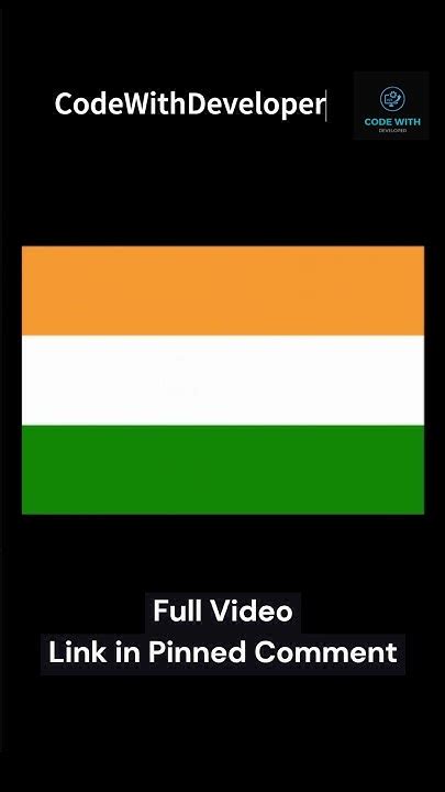 76th Independence Day Flag By Html And Css Shorts Html Css Independenceday Youtube