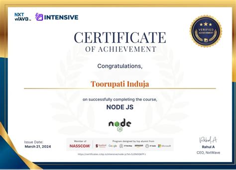 Induja Toorupati On Linkedin Nodejs Expressjs Ccbp Nxtwave