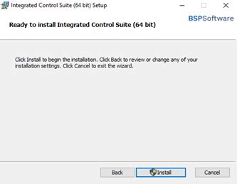 ICS Server Installation BSP Software A Micro Strategies Company