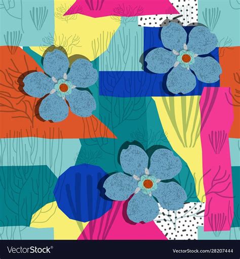 Abstract Seamless Pattern Vector Image On Vectorstock