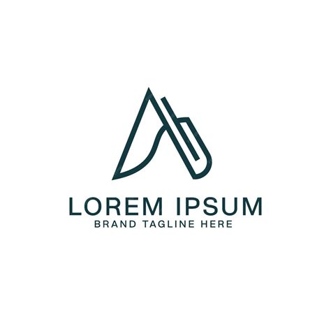 Premium Vector Letter Ab Ba A Outline Logo