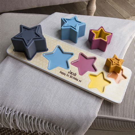 Personalised Sustainable Shooting Star Sorter Puzzle The Laser Boutique