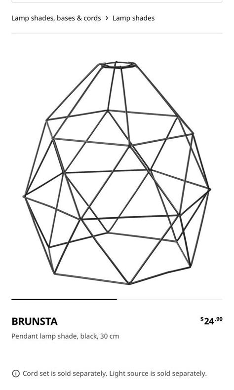 Ikea Brunsta Pendant Lamp Furniture And Home Living Lighting And Fans Lighting On Carousell