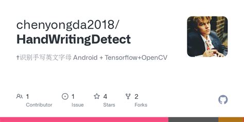 GitHub chenyongda HandWritingDetect 识别手写英文字母 Android Tensorflow OpenCV