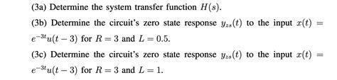 Solved Question 3 Consider The Circuit Of Fig 1 Fig 1 A Chegg Com