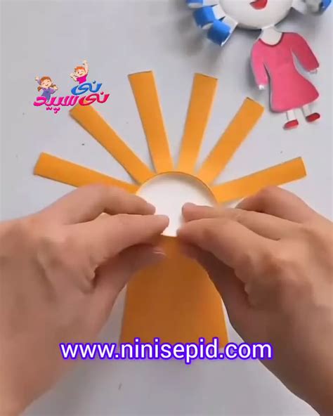 کاردستی عروسک دختر جعبه