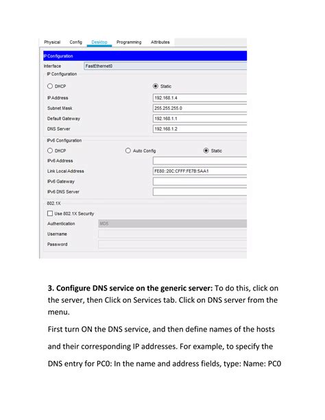 Dns Server In Packet Tracer Converted Labanna Saha Pdf