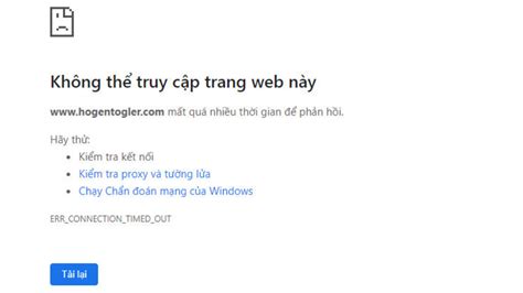 C Ch S A L I Kh Ng Th Truy C P Trang Web N Y Hi U Qu