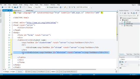 How To Inserteditupdate Database In Sql Using Stored Procedure In Asp Net C Part 1 Youtube