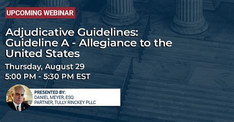 Adjudicative Guidelines Guideline A Allegiance To The United States