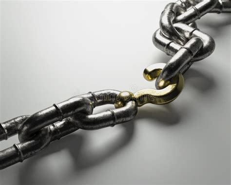 Missing Link Question Mark Stock Illustration Illustration Of