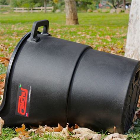 Catchy Can Trash Can Extended Flat Lip Black 30 Gal Siteone Us