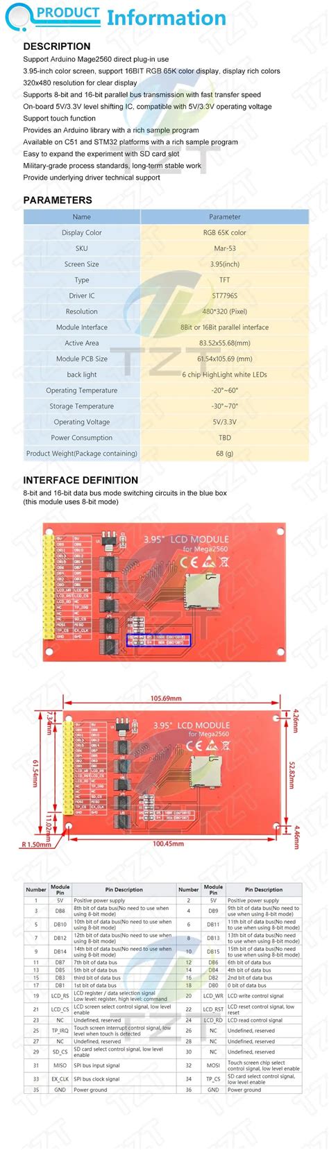 3 95 tft st7796s white screen displays arduino forum