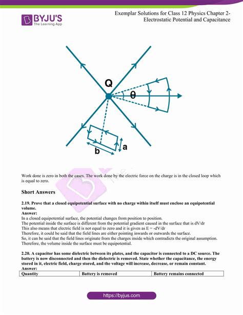Ncert Exemplar Class 12 Physics Solutions Chapter 2 Electrostatics Potential And Capacitance