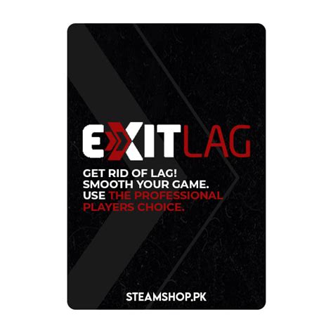 Buy Exitlag Codes Global In Pakistan Steamshop