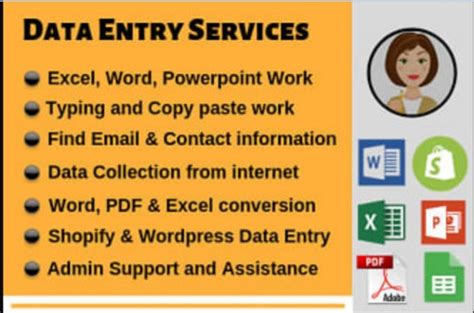 Do Fast And Accurate Data Entry By Sweetsaith Fiverr